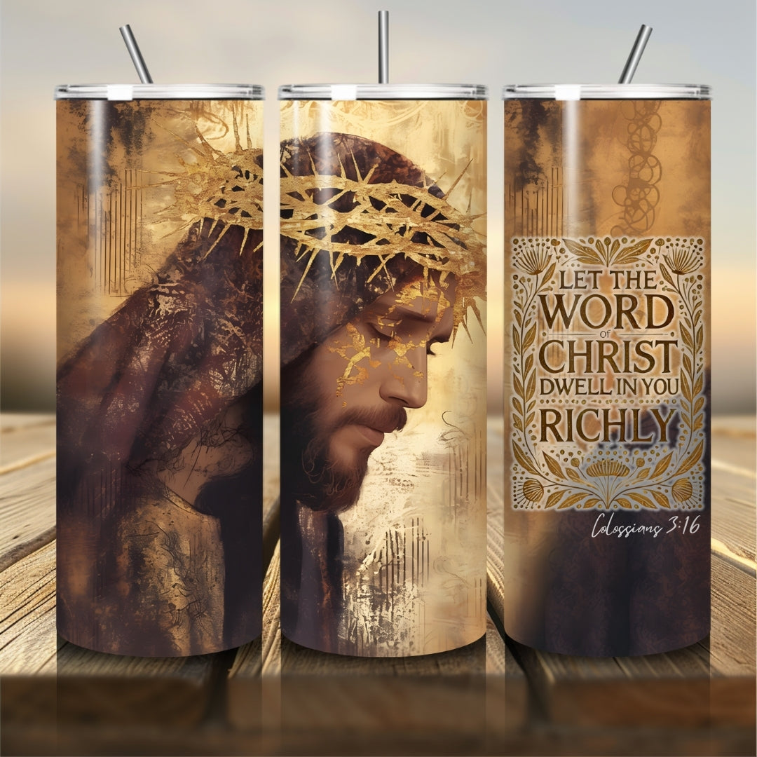 Bible Verse Wrap for Skinny Tumbler 20 oz, Religious Tumbler Wrap ...