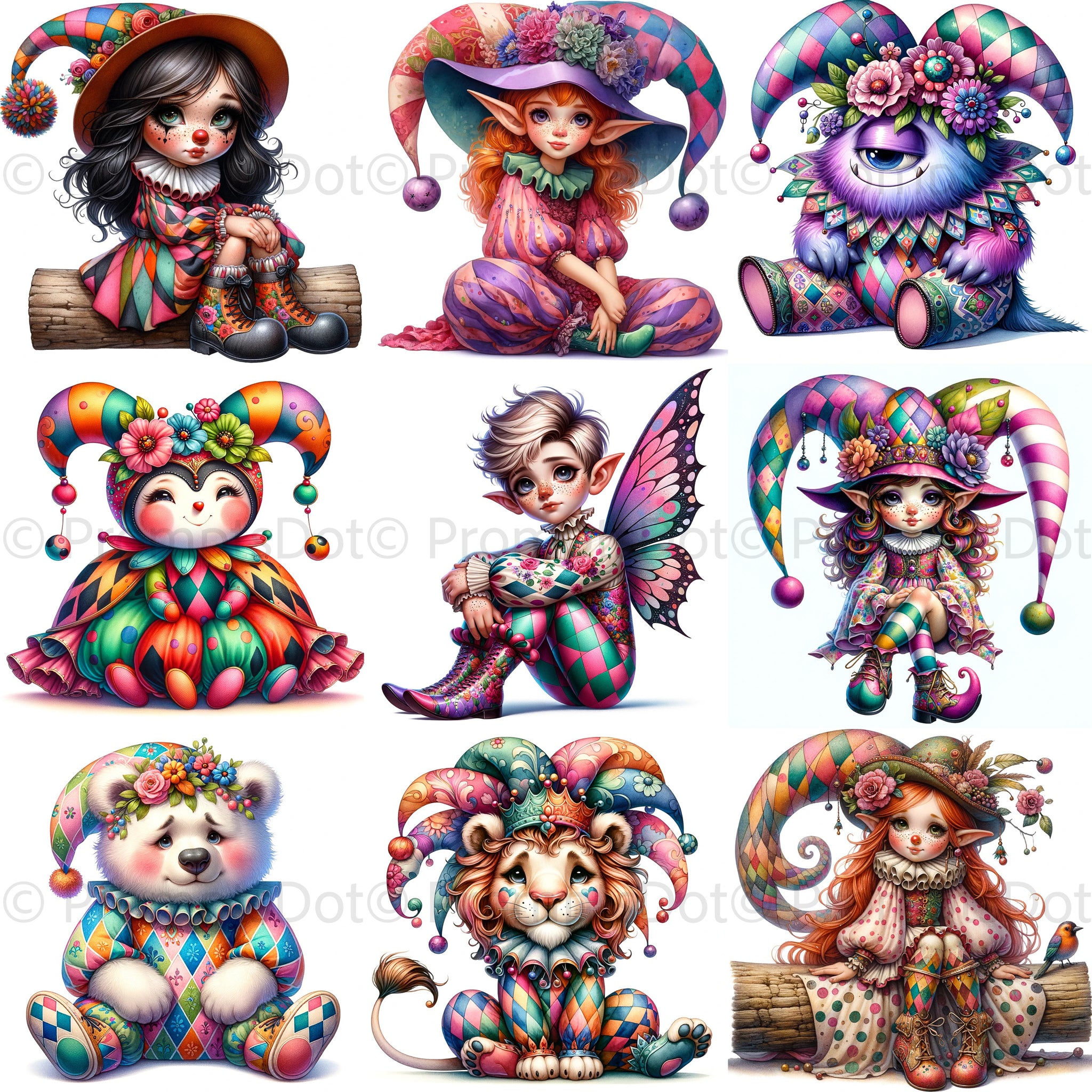 DALLE 3 DALLE Prompts for Elves Carnival Characters – mydotprompt