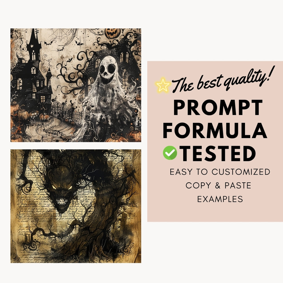 Gothic Atc Cards Junk Journal Ephemera Midjourney Prompts – mydotprompt